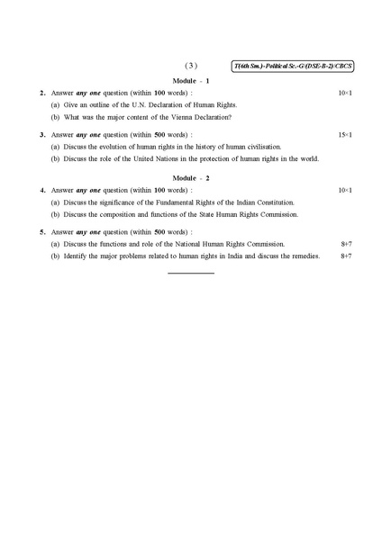 File Cu 2021 B A General Political Science Semester Vi Paper Dse B 2