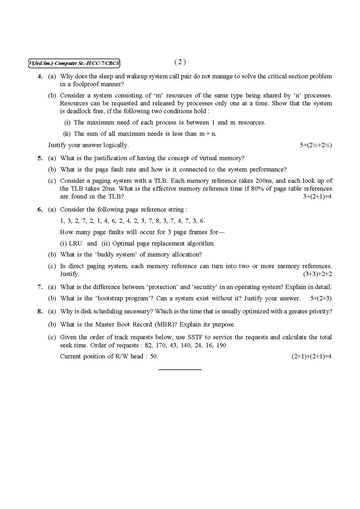 File Cu 2021 B Sc Honours Computer Science Semester 3 Paper Cc 7 Qp